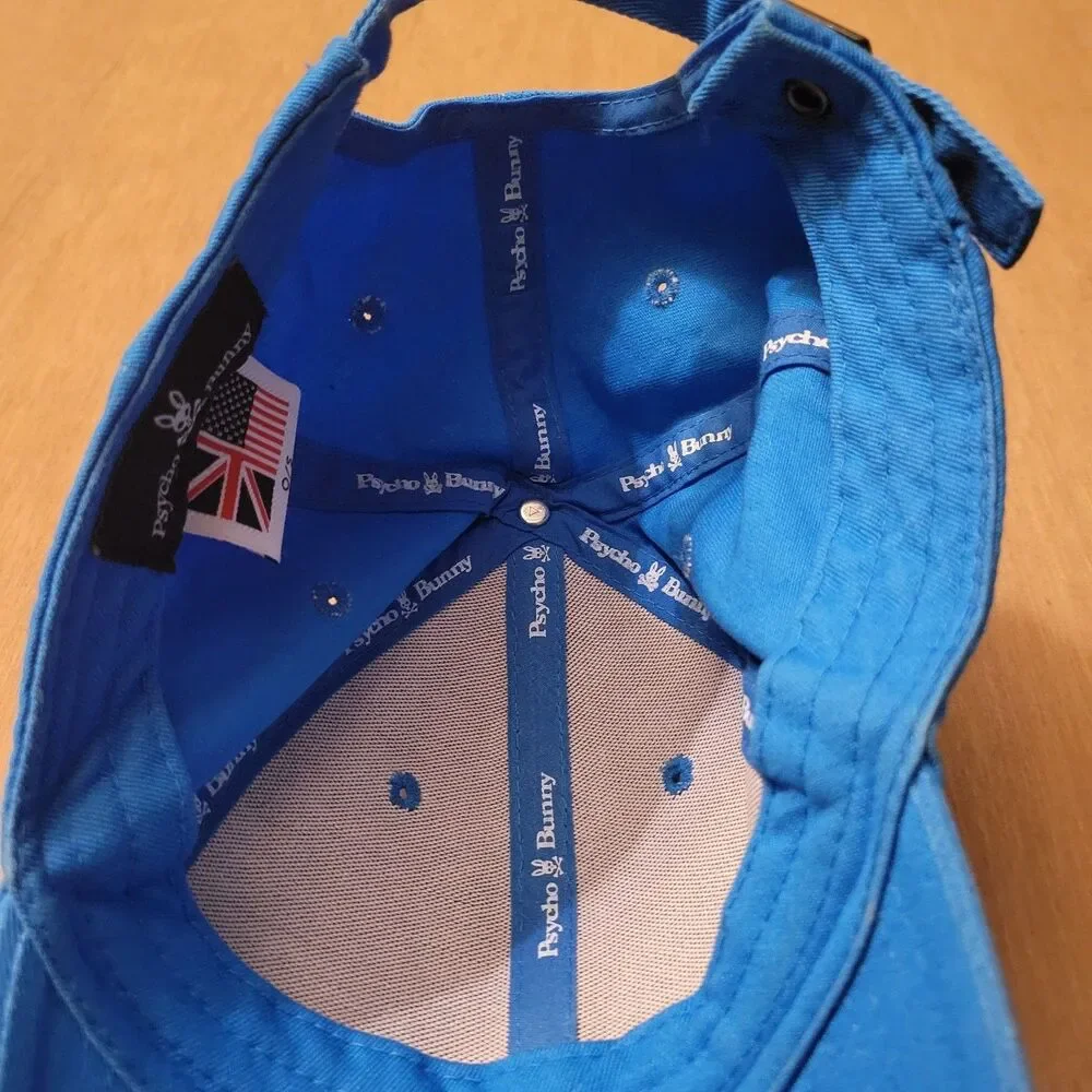 Psycho Bunny | Accessories | Psycho Bunny Jordan Mesh Baseball Blue Cap ...